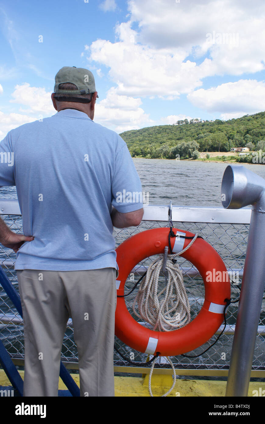 Crossing The River Stock Photo - Alamy