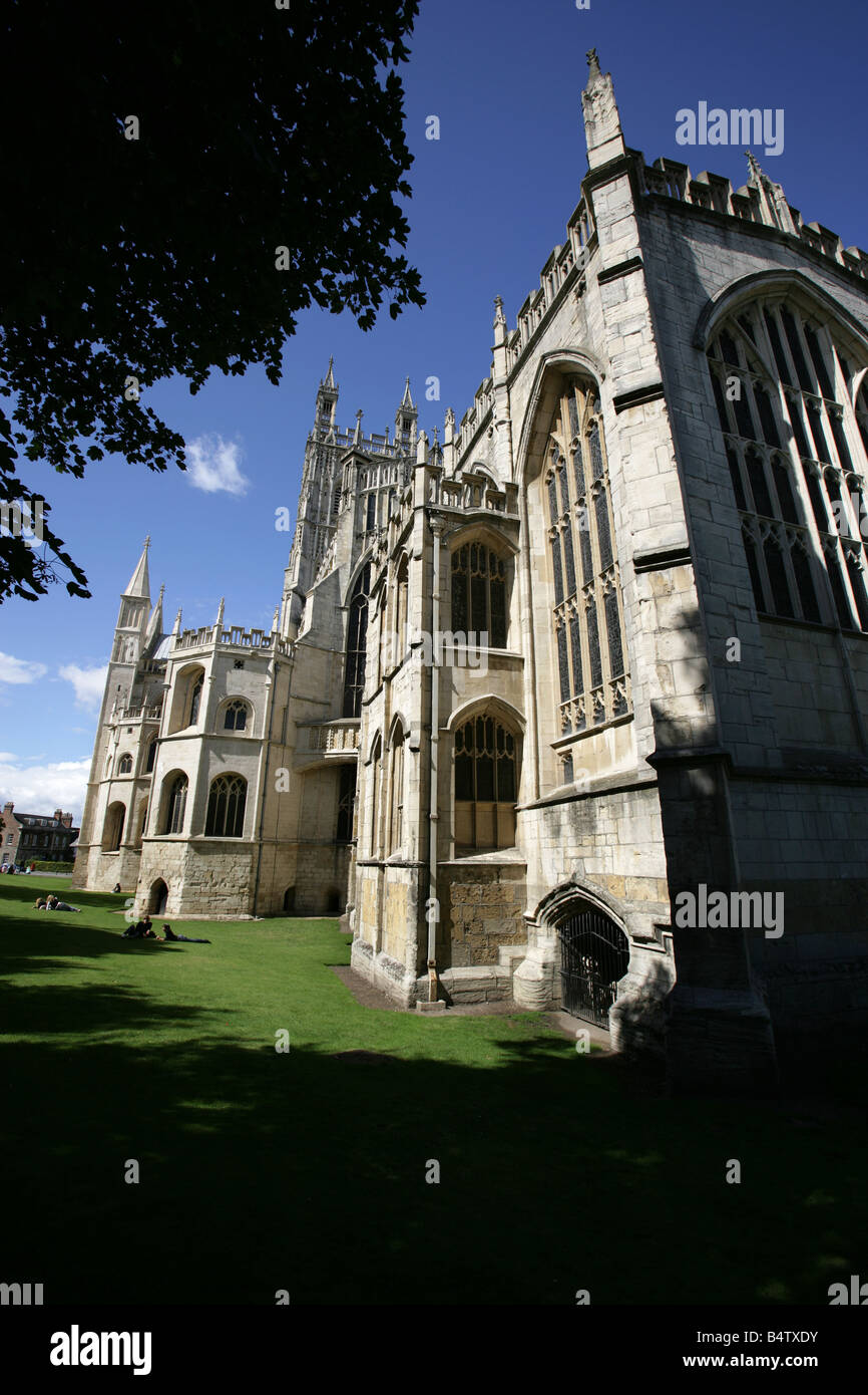 City of Gloucester, England. South east elevation of the Norman and ...