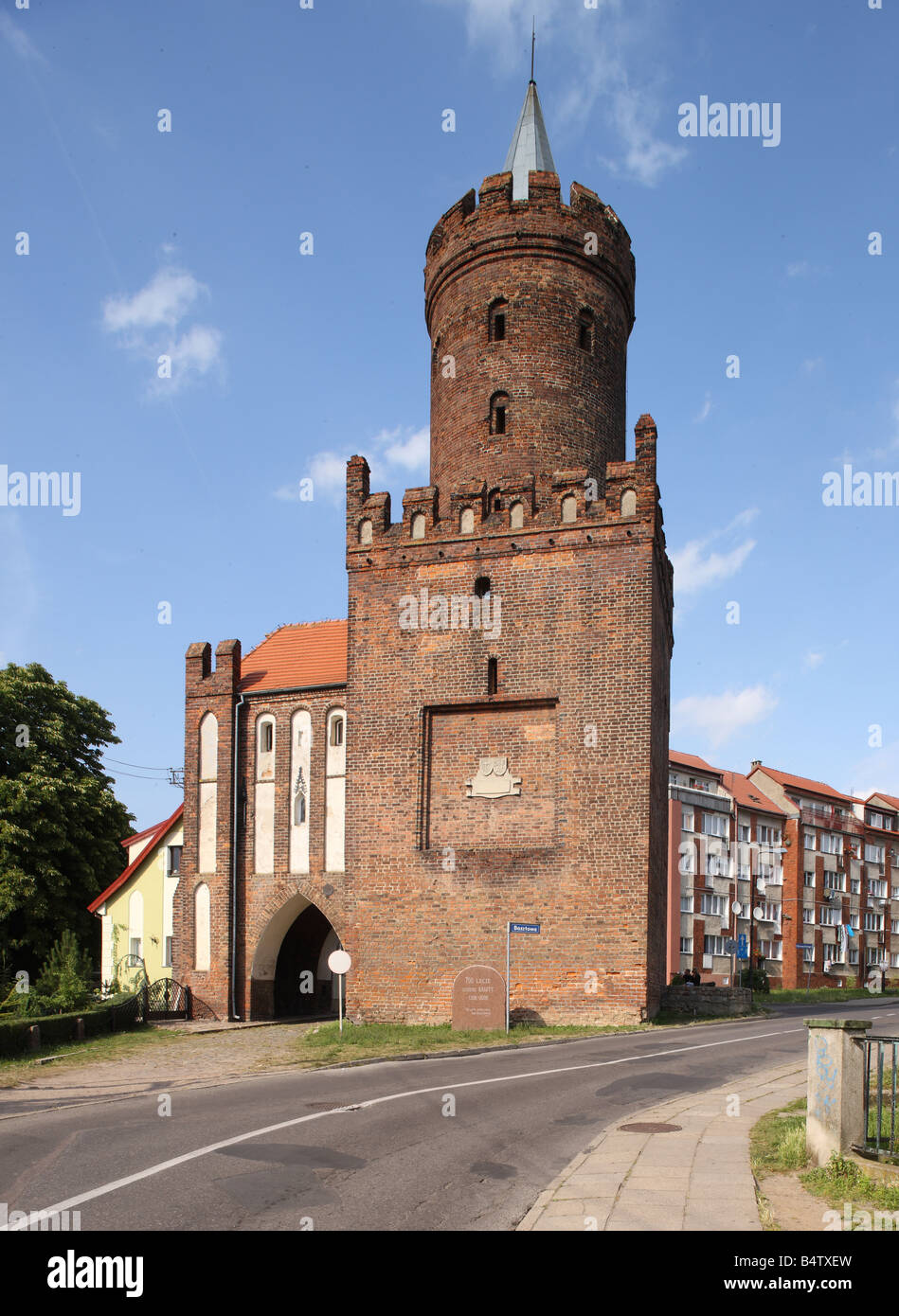 Kamien Pomorski (Cammin, Kammin), Woliner Tor und Piasten-Turm, Reste ...