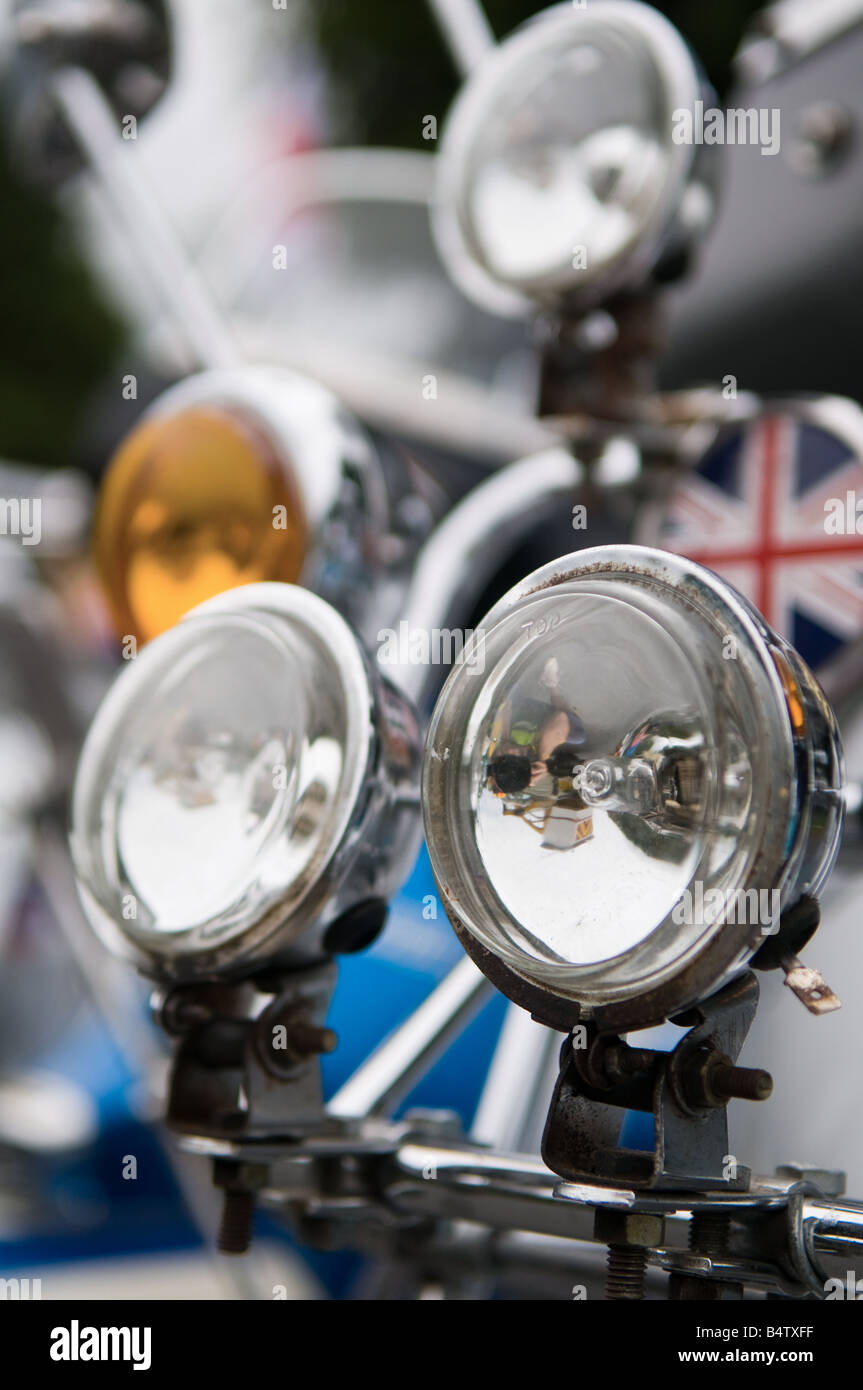 Mod scooter headlights and mirrors hi-res stock photography and images ...