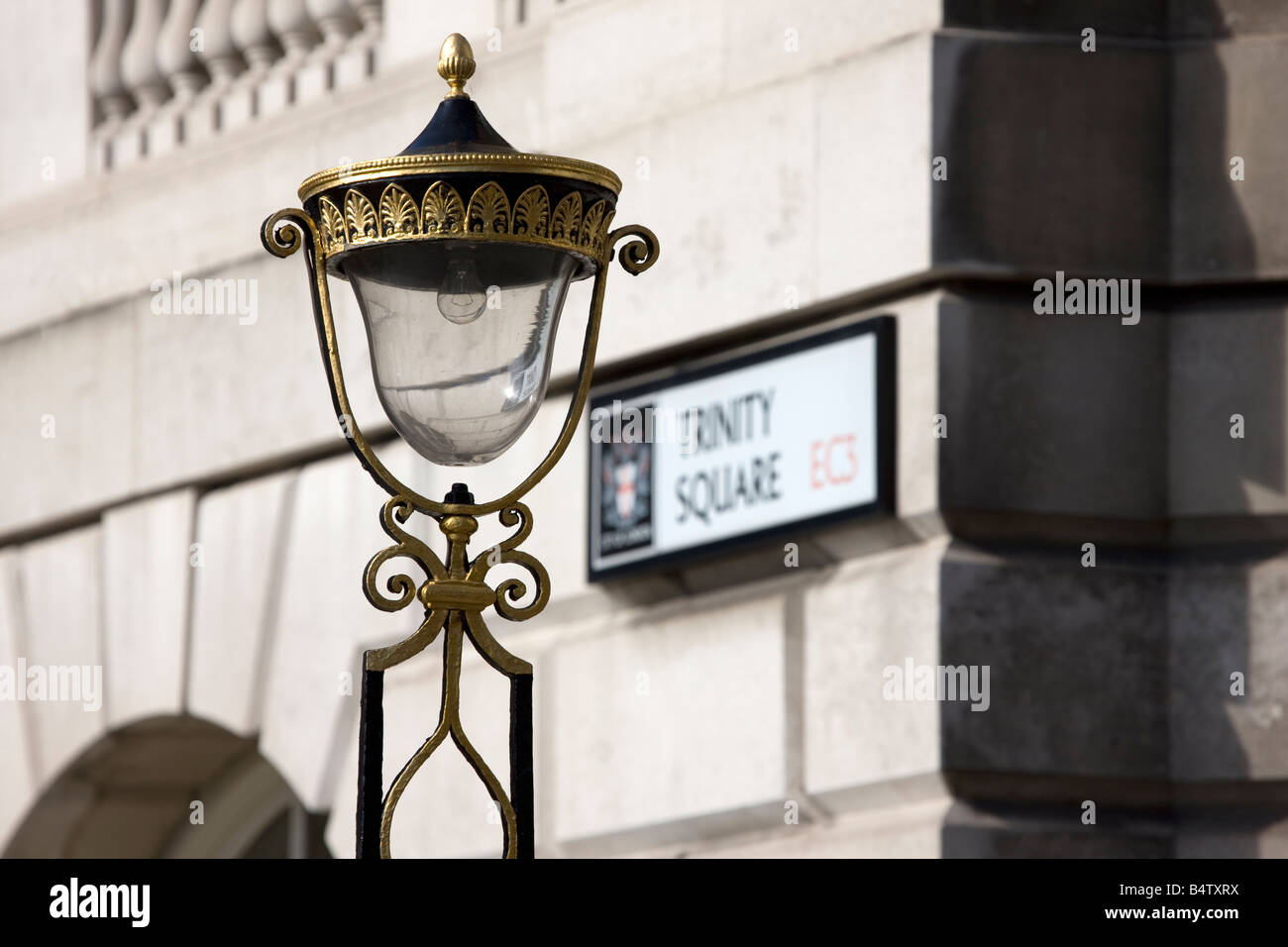 Ornate Lampstand Trinity House Trinity Square London EC3 Stock Photo ...