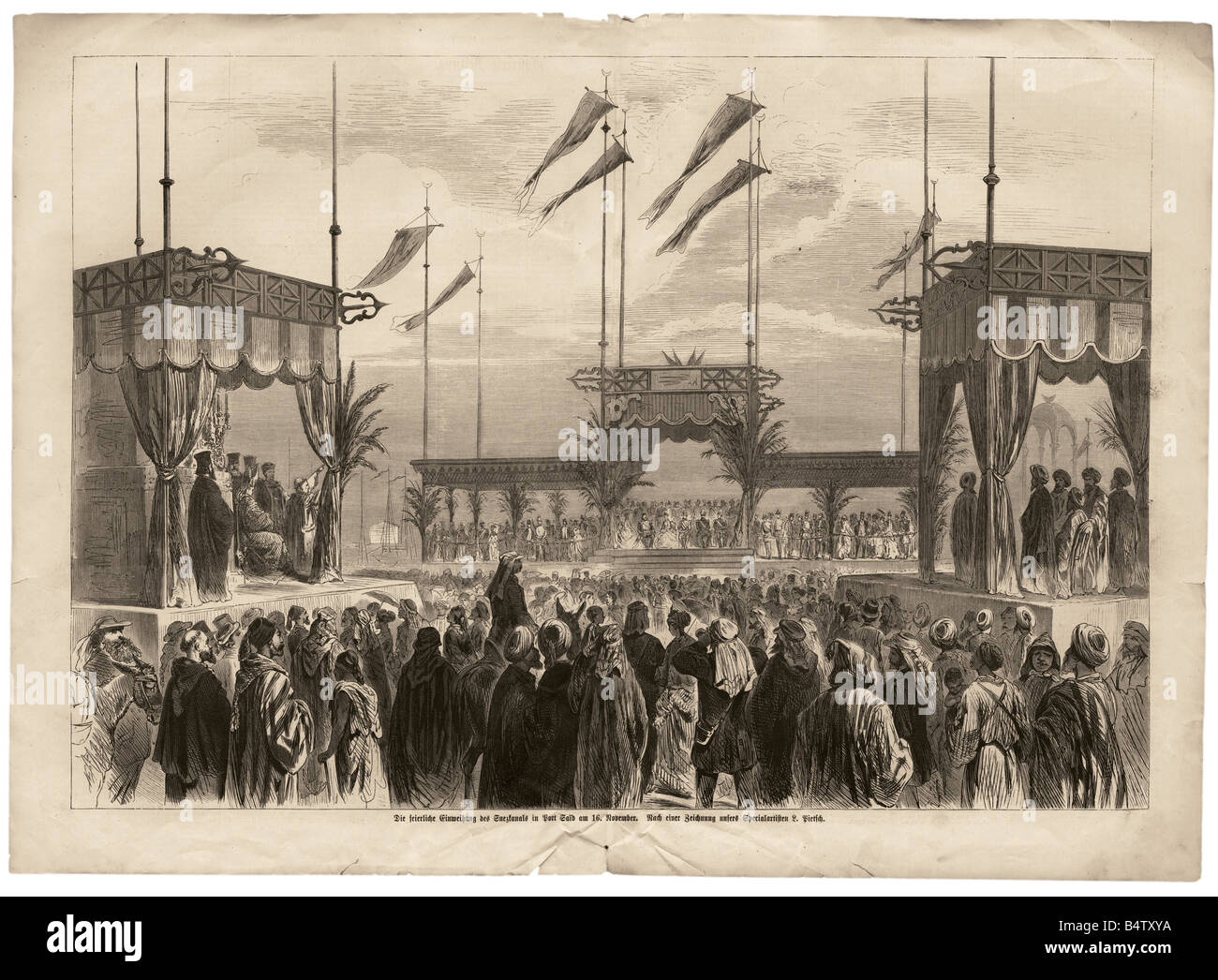 Grand opening of the suez canal hi-res stock photography and images - Alamy