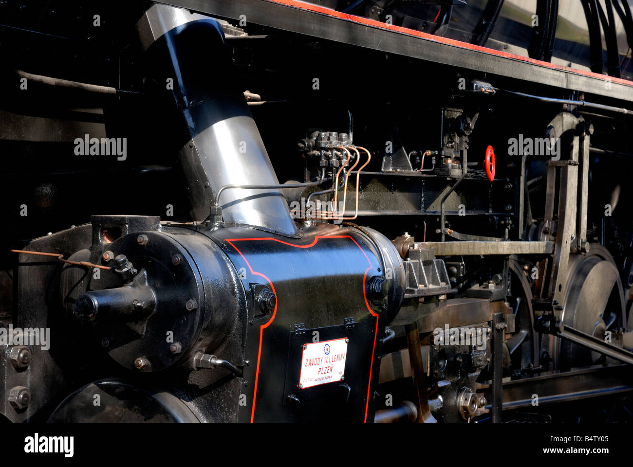 Steam Locomotive close up Stock Photo - Alamy