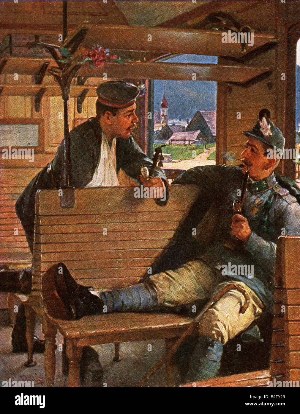 events, First World War / WWI, military postcards, postcard ...