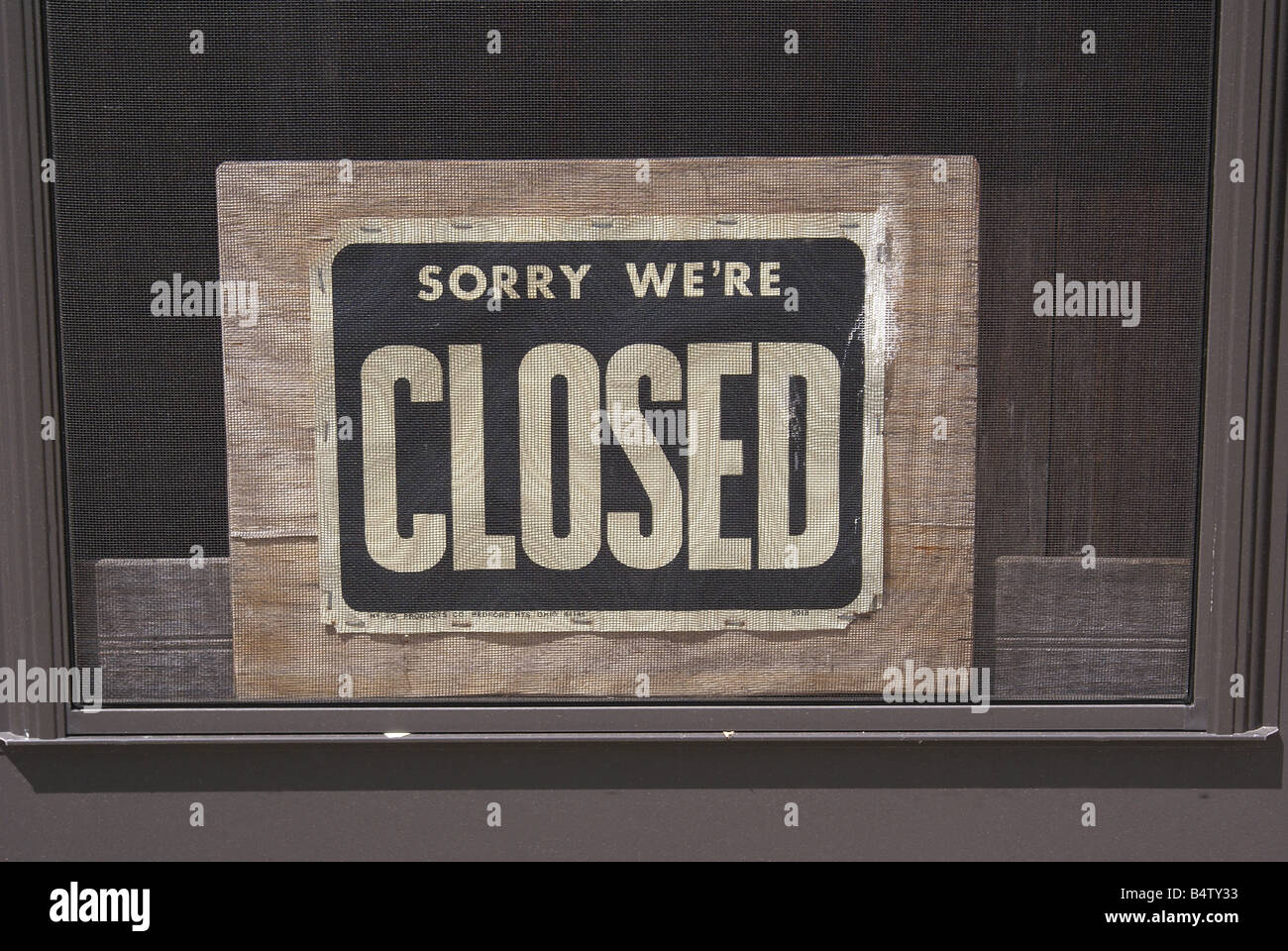 Store sign behind hi-res stock photography and images - Alamy