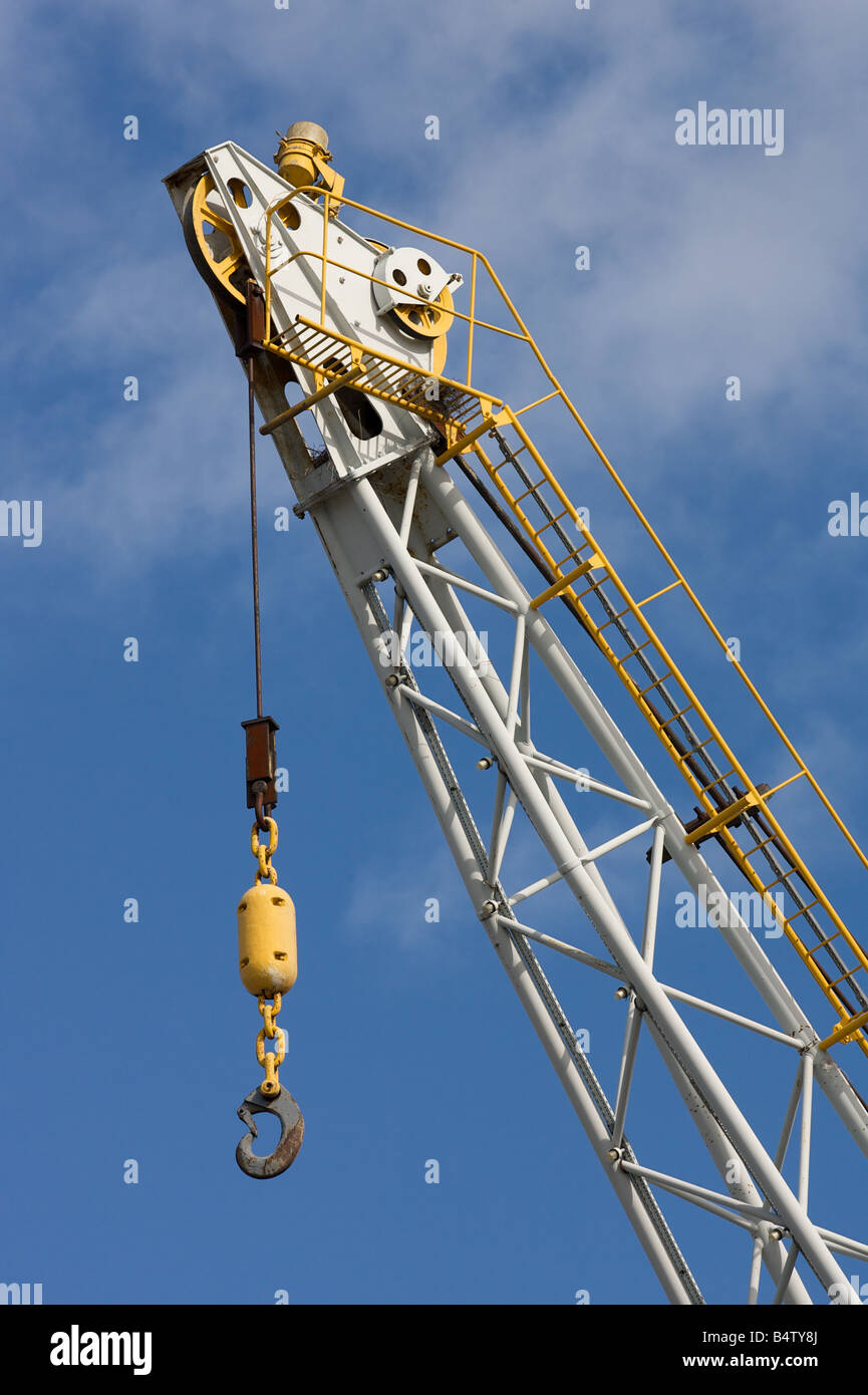 Crane and hook Stock Photo - Alamy