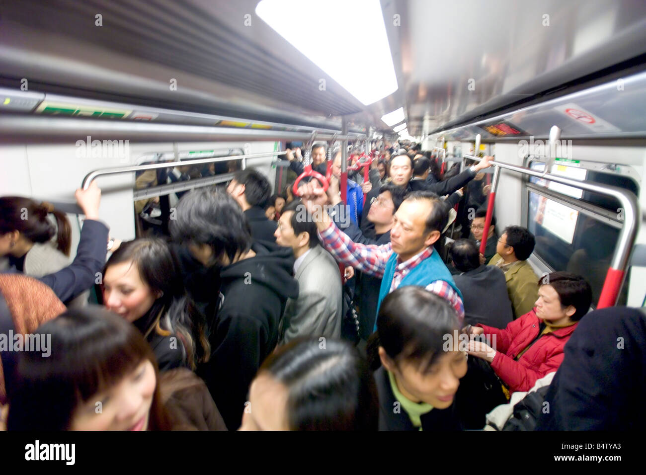 Squashed crowd hi-res stock photography and images - Alamy