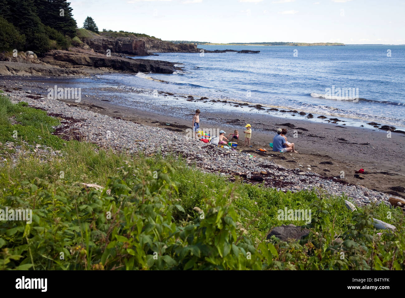 Grand Manan Island in the Bay of Fundy is a small island of the coast of New Brunswick on Canada ...