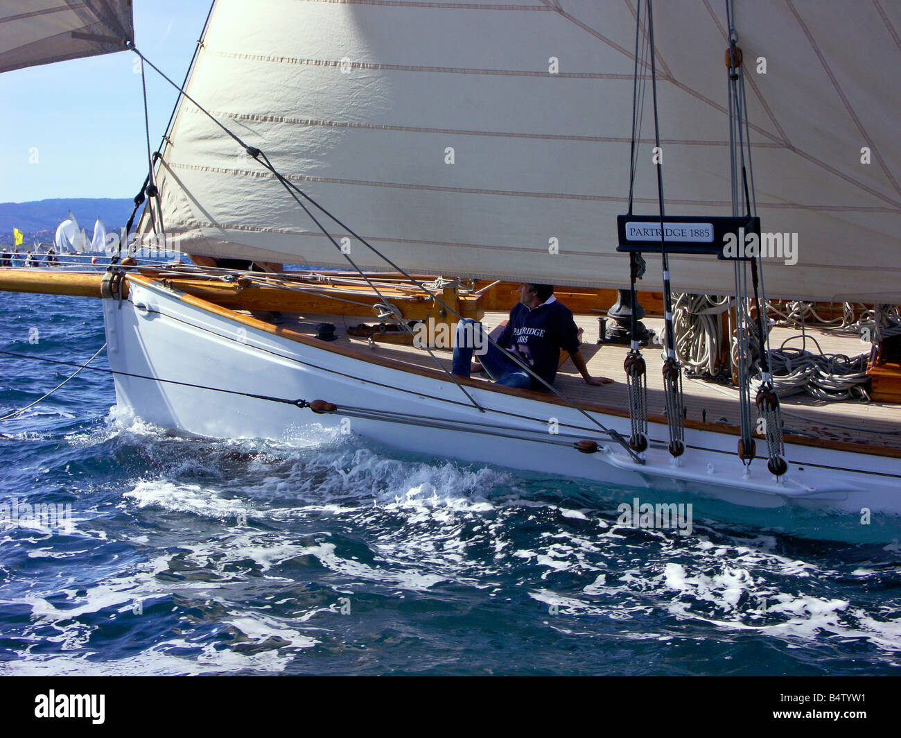 classic yacht racing Stock Photo - Alamy