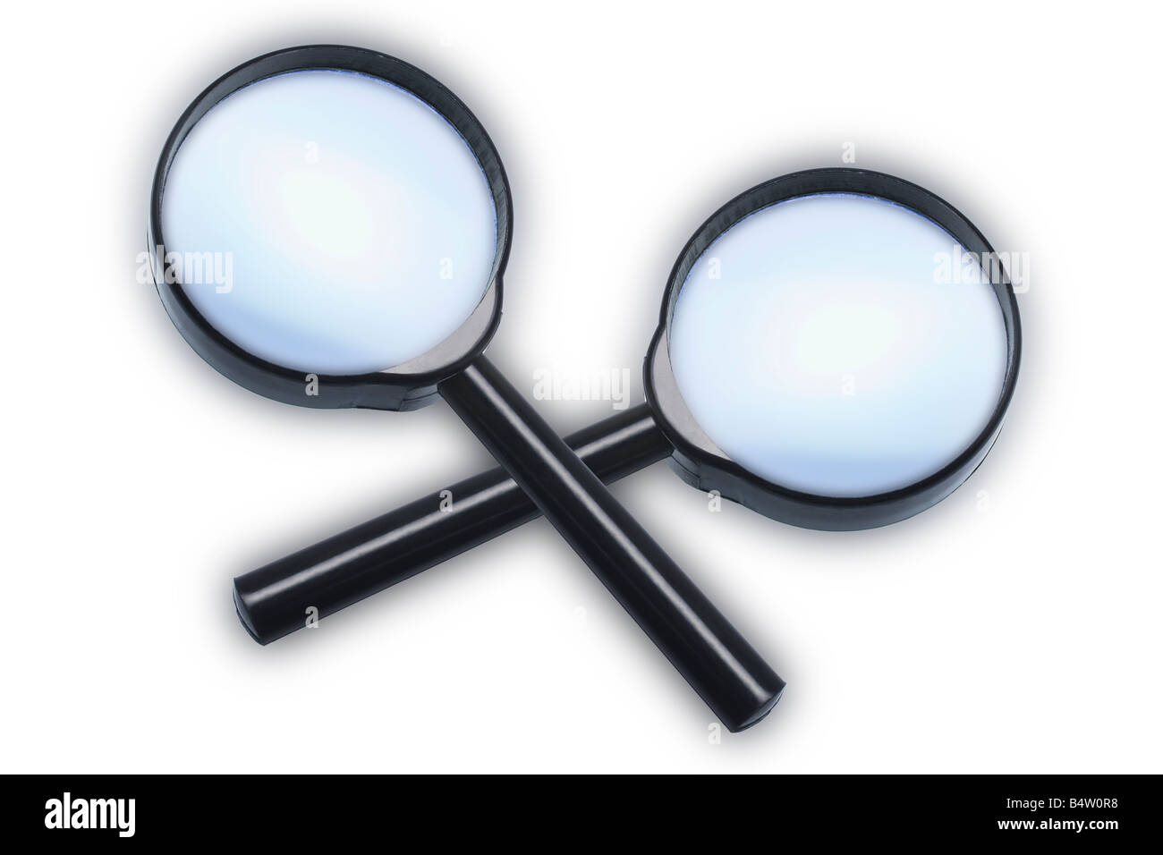 Magnifying glasses cutout Cut Out Stock Images & Pictures - Alamy