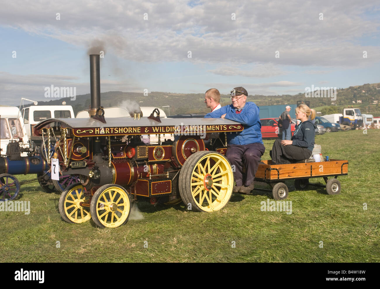 Model traction engine Steam Engine Rally Cheltenham Racecourse ...