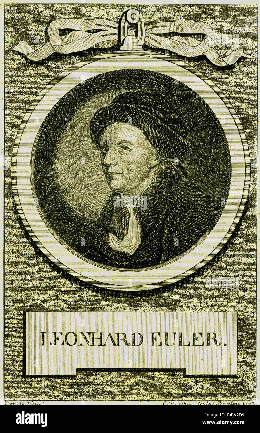 Portrait leonhard euler hi-res stock photography and images - Alamy