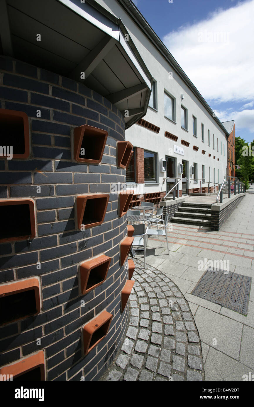City of Lichfield, England. Garrick Theatre with the Green Room Bar and ...