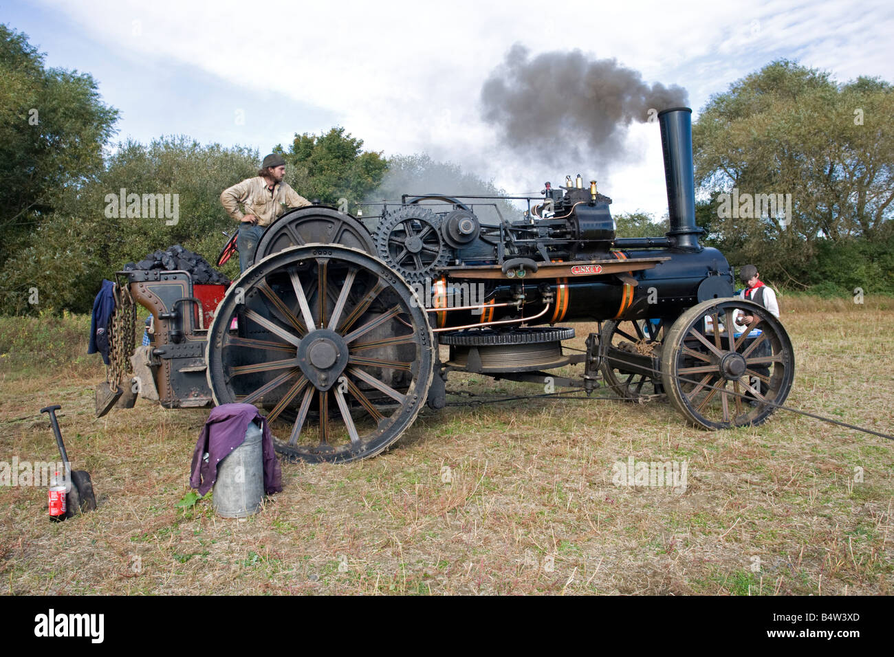 Fowler steam ploughing engine 2008 Rally Cheltenham Racecourse UK Stock ...