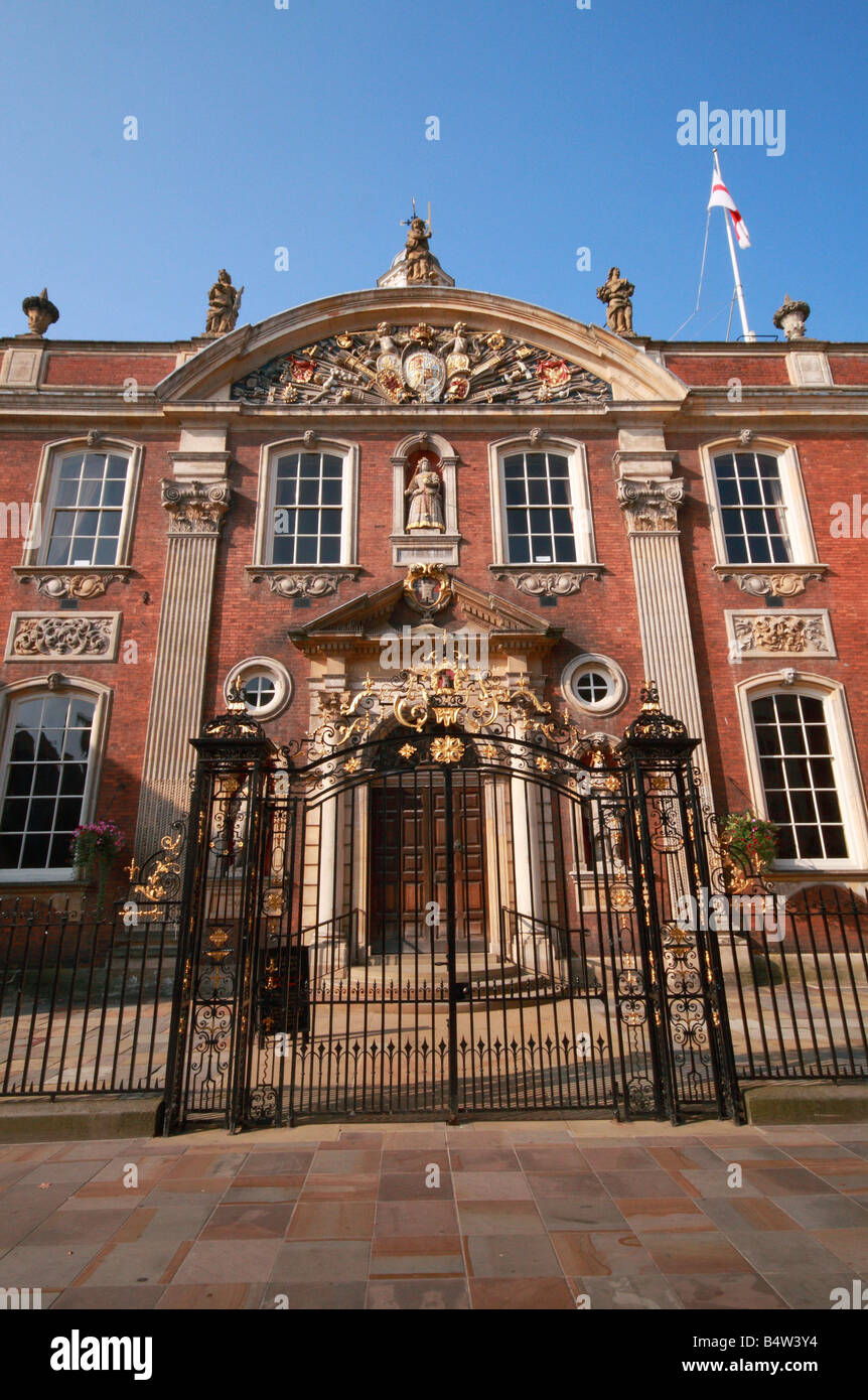 Guildhall Buildings, Worcester City Centre, England Stock Photo - Alamy