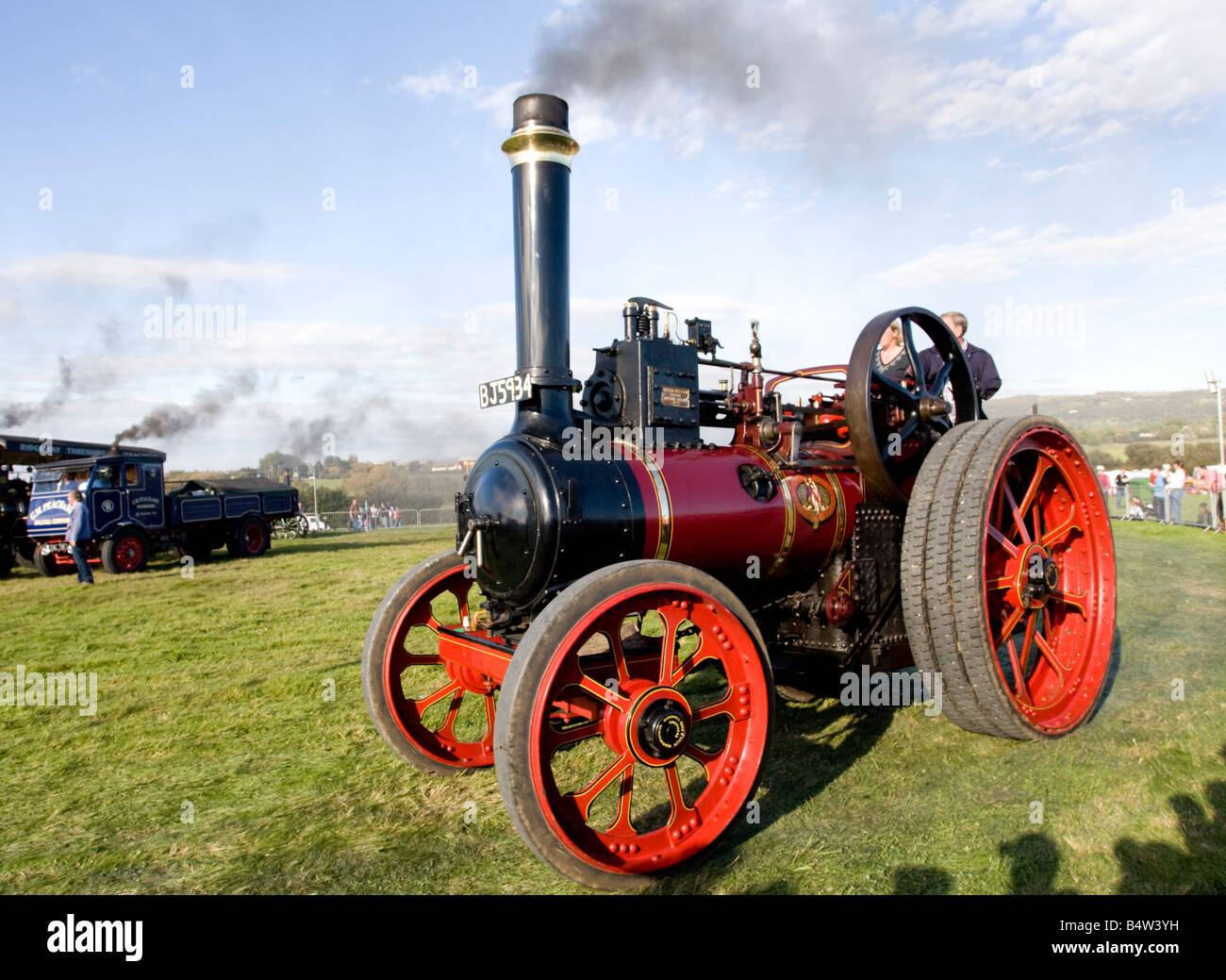 Marshall traction engine Emma Steam Engine Rally Cheltenham Racecourse ...