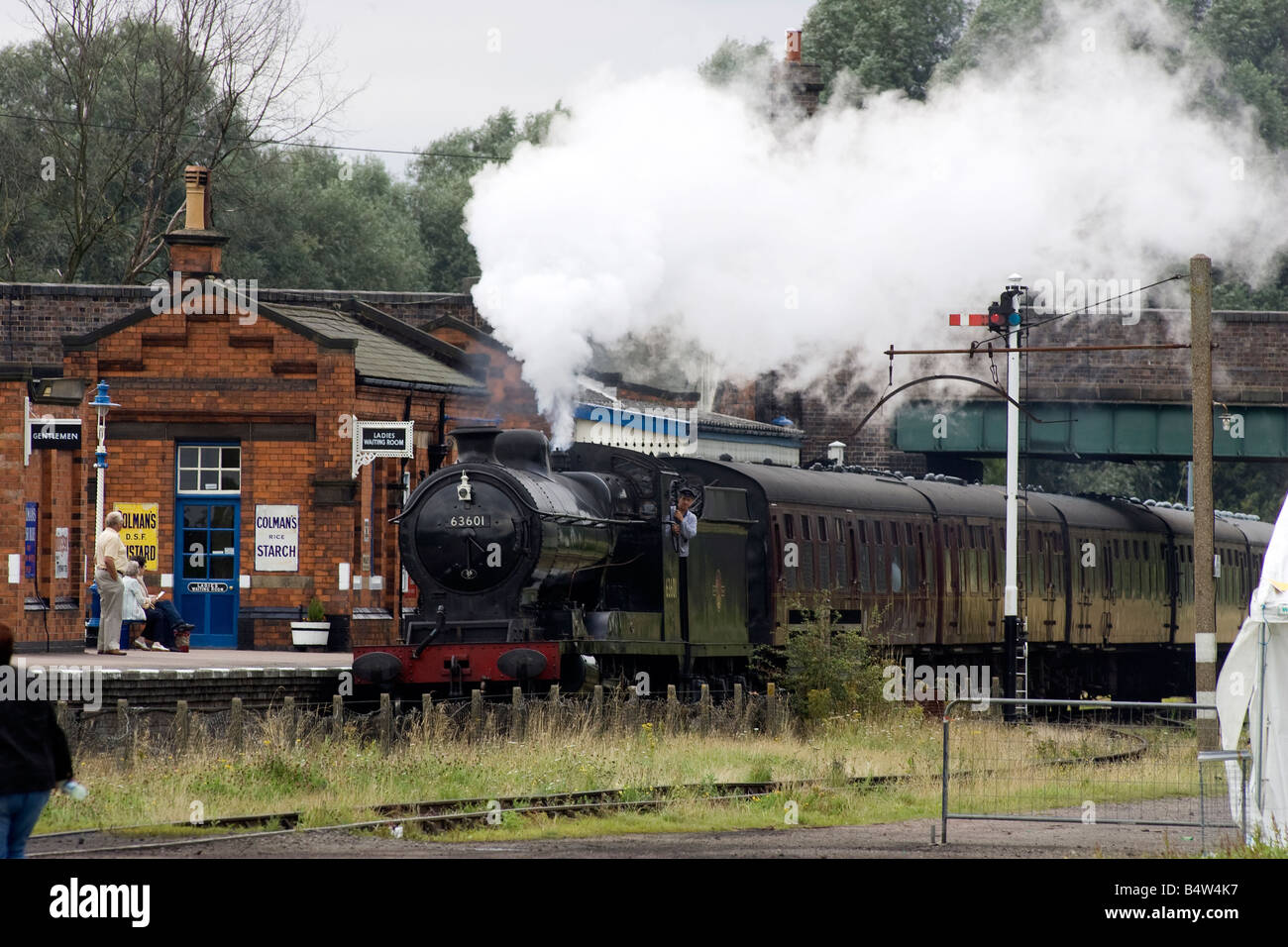 Steam Locomotive the 63601 on the Great Central Railway Stock Photo - Alamy