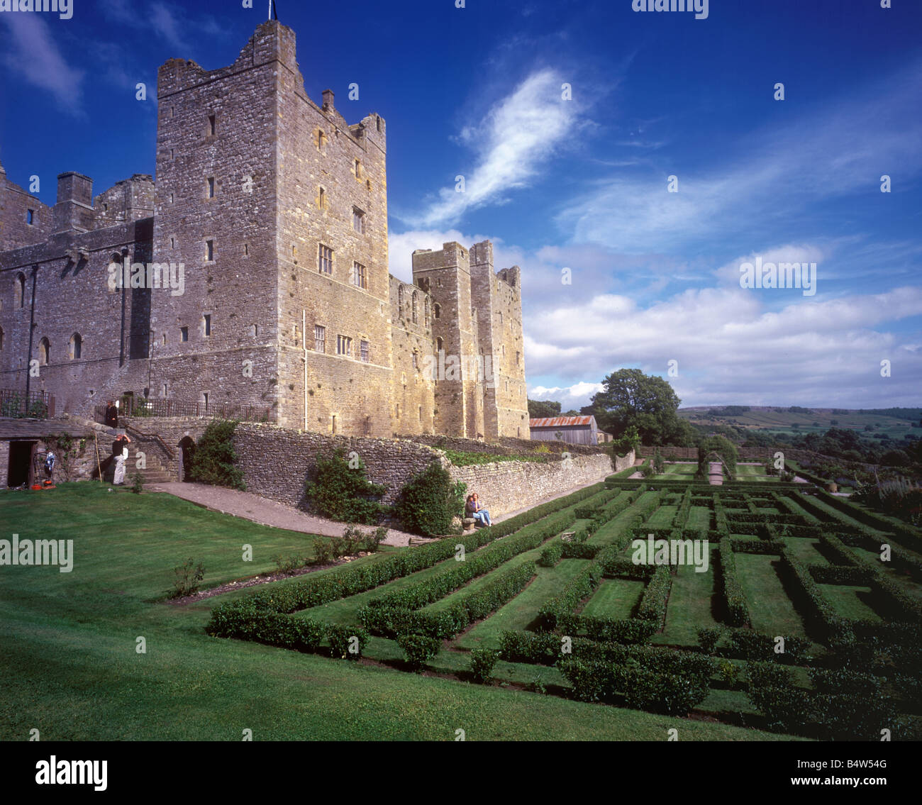 The 14th Bolton Castle century dominates the Wensleydale village of ...