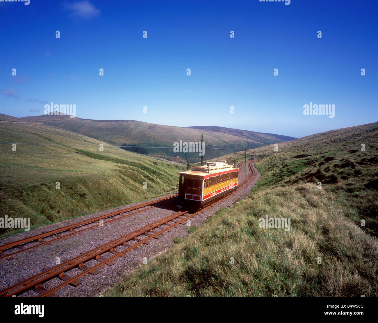 Snaefell mountain railway hi-res stock photography and images - Alamy