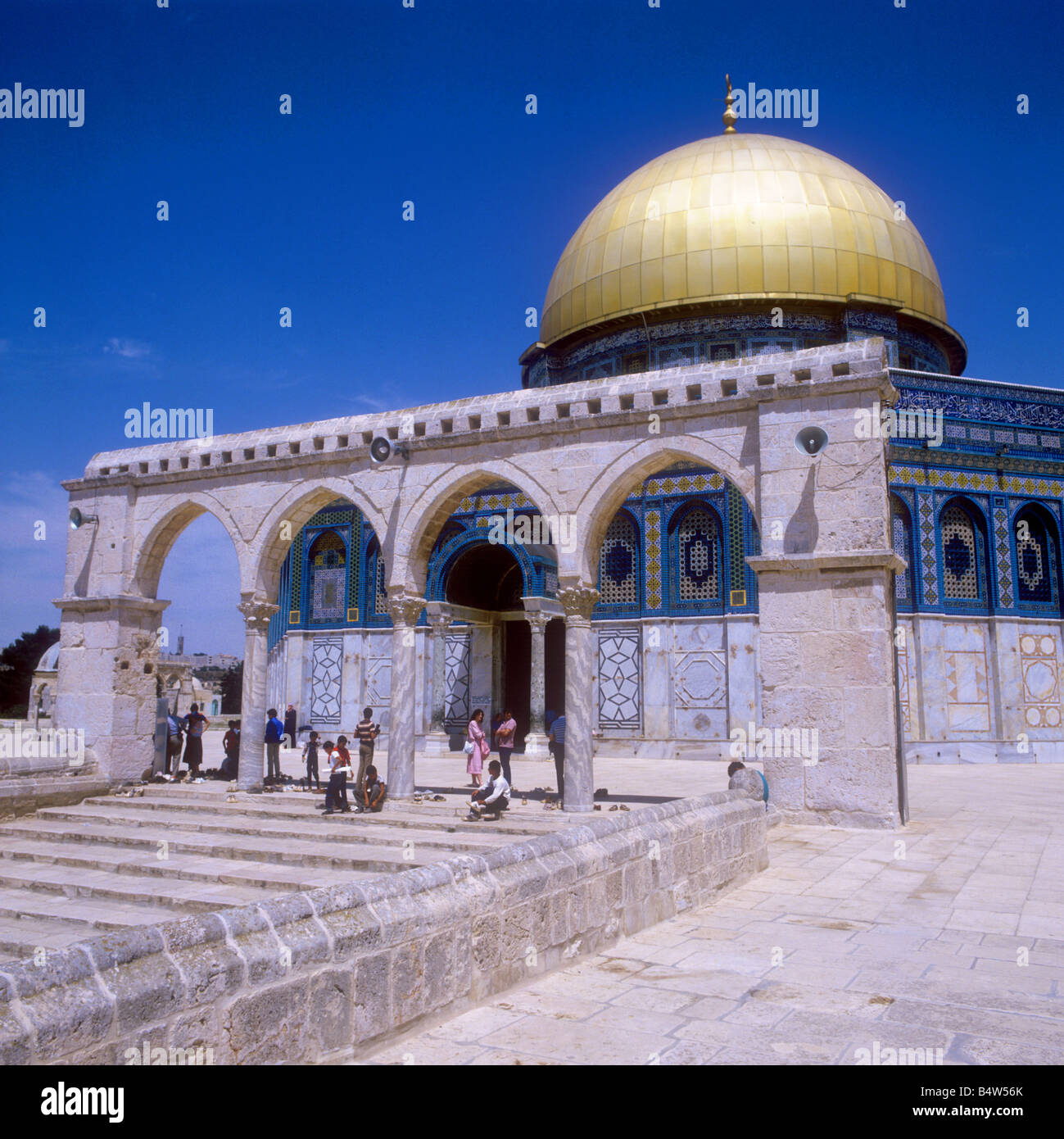 Dome of the Rock, an important Islamic shrine on Temple Mount in ...