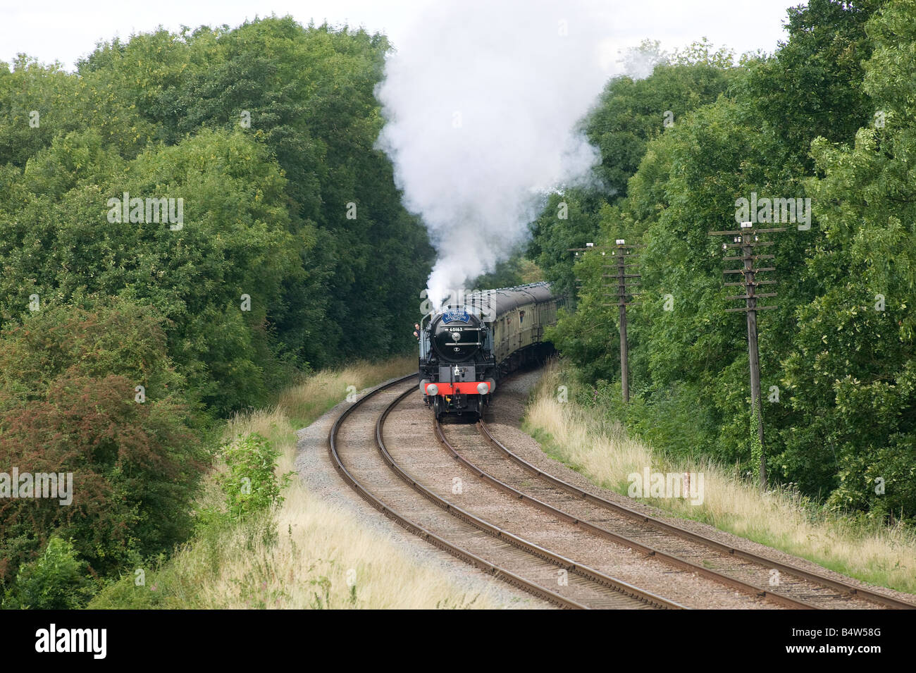 The A1 Steam Locomotive the 60163 Tornado Stock Photo - Alamy
