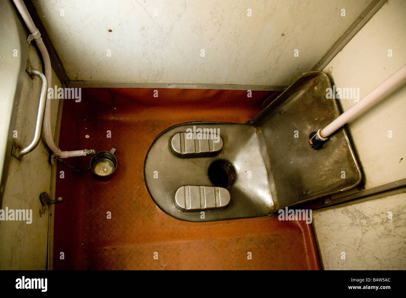 Indian railways toilet hi-res stock photography and images - Alamy