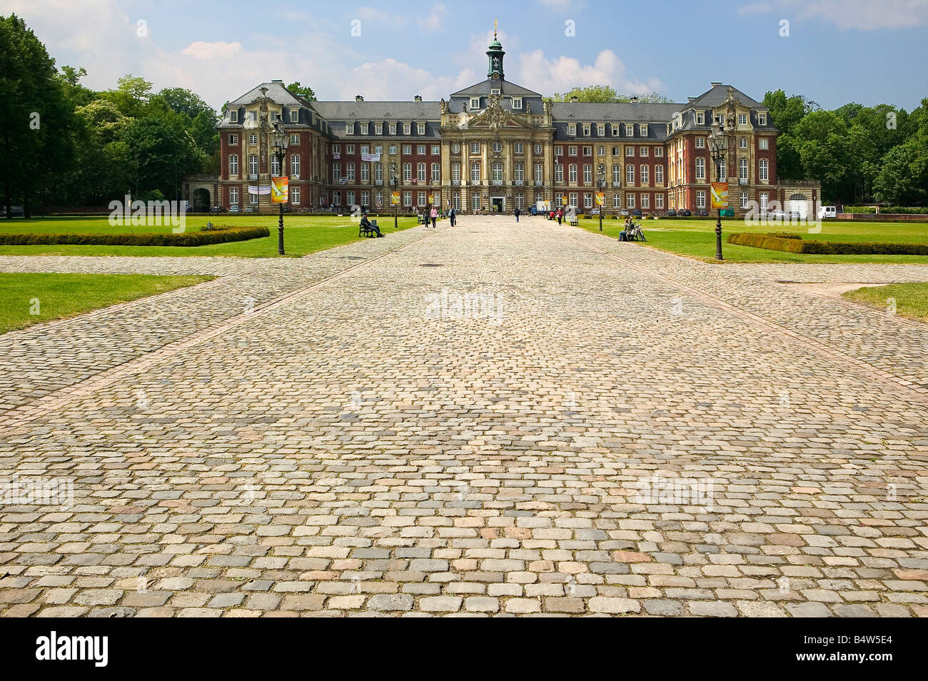 castle Münster North Rhine Westphalia NRW Germany Europe Stock Photo ...