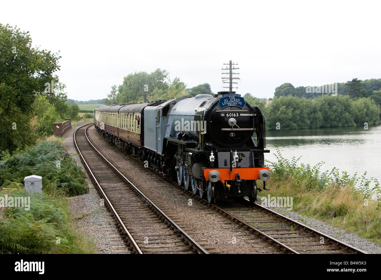 The A1 Steam Locomotive the 60163 Tornado Stock Photo - Alamy