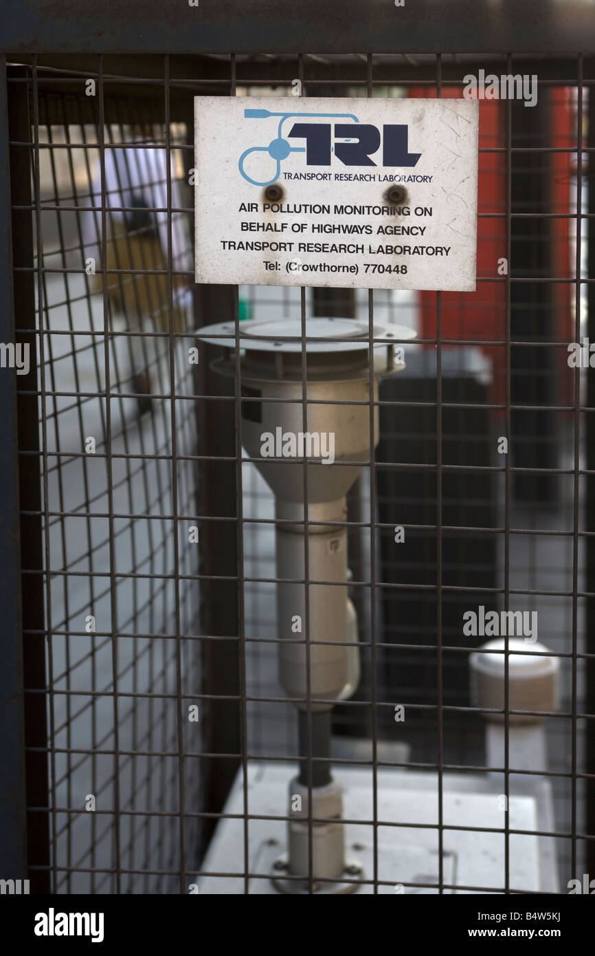 Air Pollution Monitor London Stock Photo - Alamy