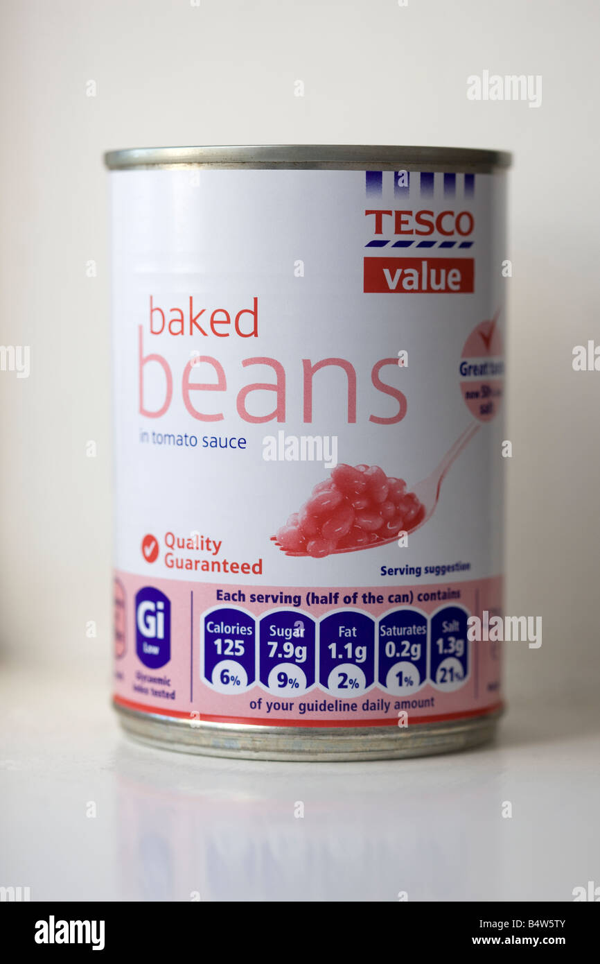 Supermarket baked beans can hi-res stock photography and images - Alamy