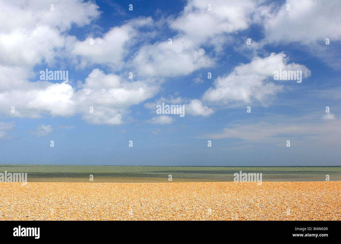 British beach in summer Stock Photo - Alamy