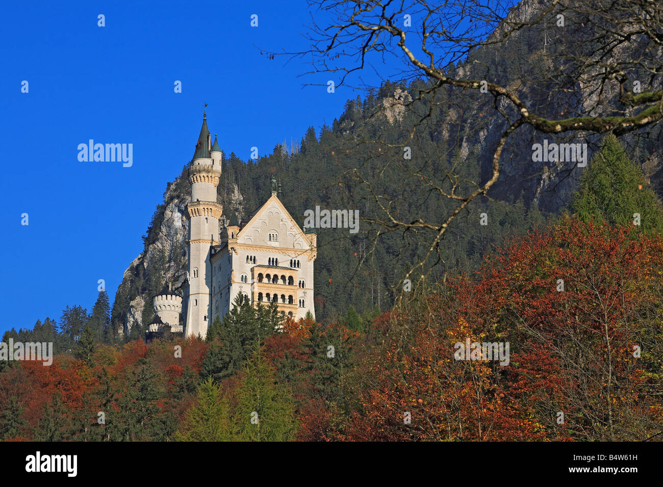 germany bavaria castle palais Neuschwanstein Schwangau Ostallgaeu place ...