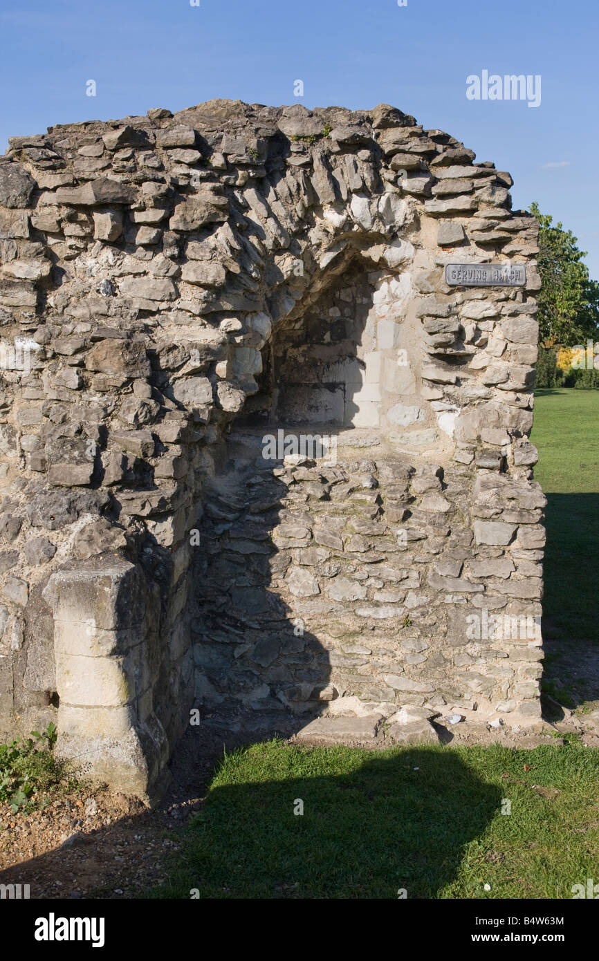 Serving Hatch Lesnes Abbey Erith Kent Stock Photo - Alamy
