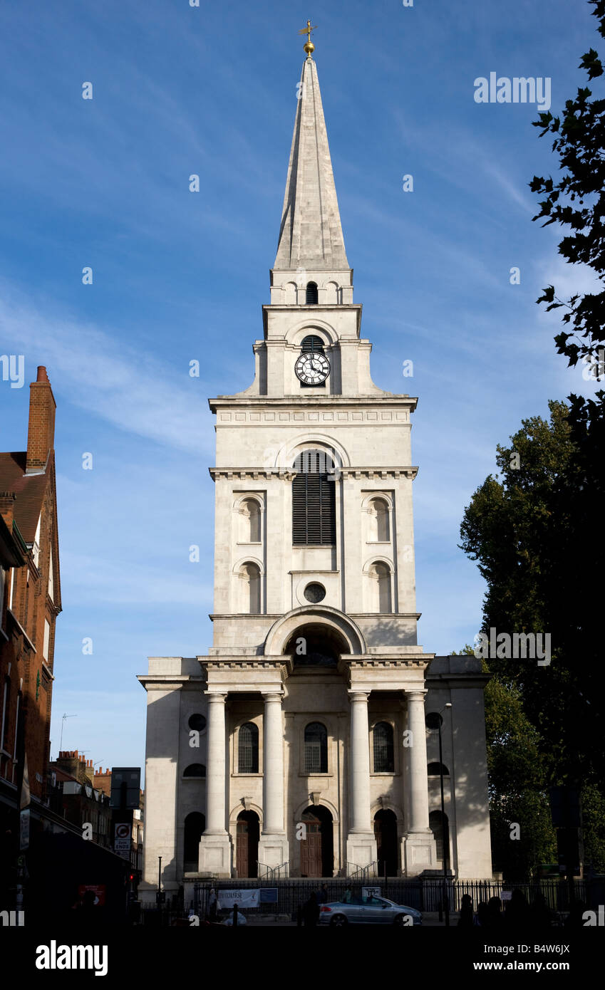 Christ Church Spitalfields Stock Photo - Alamy