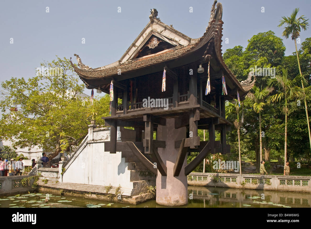 One Pillar Pagoda Hanoi north Vietnam Stock Photo - Alamy