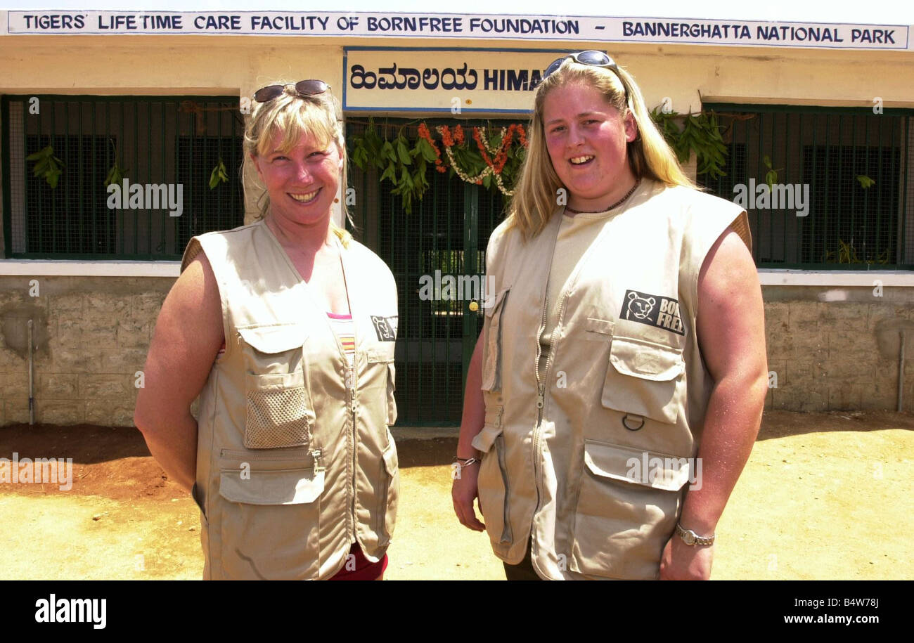 Born Free Foundation Feature 2002 Amanda Holden Actress and Tiger ...