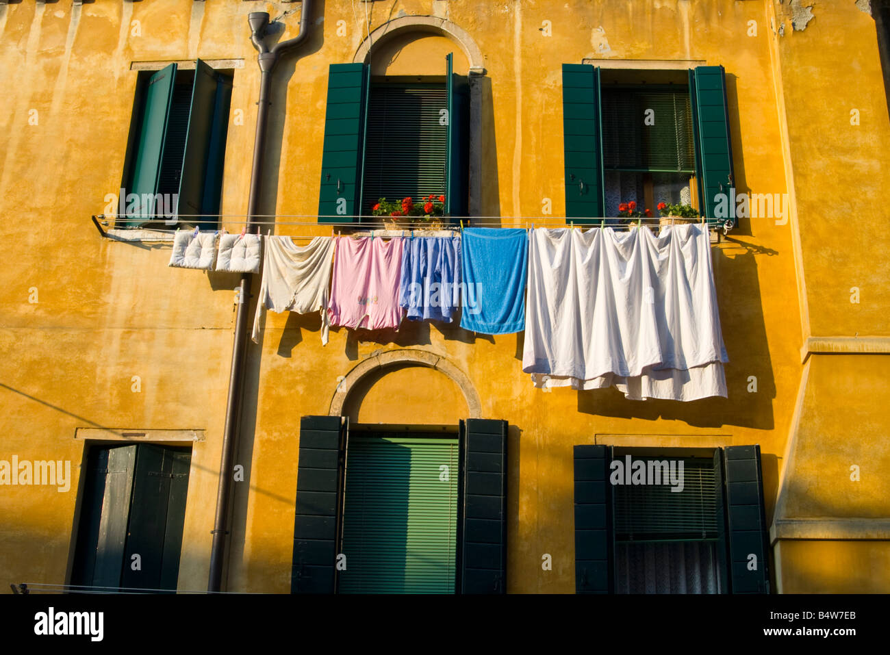 Washing line in cannaregio hi-res stock photography and images - Alamy