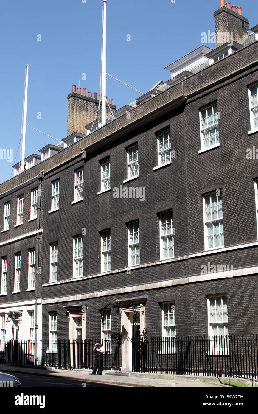 Downing Street home of the British Prime Minister City of Westminster ...