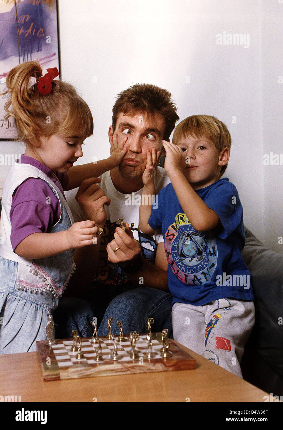 Pat Cash Tennis Player with his two children Mia and Daniel Dbase ...