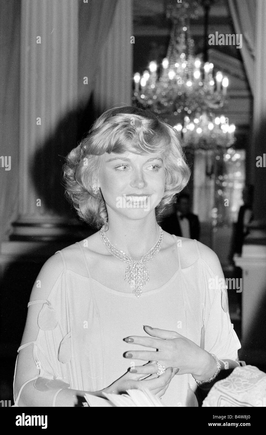Davina Sheffield wearing diamonds at charity function 1977 Friend of ...