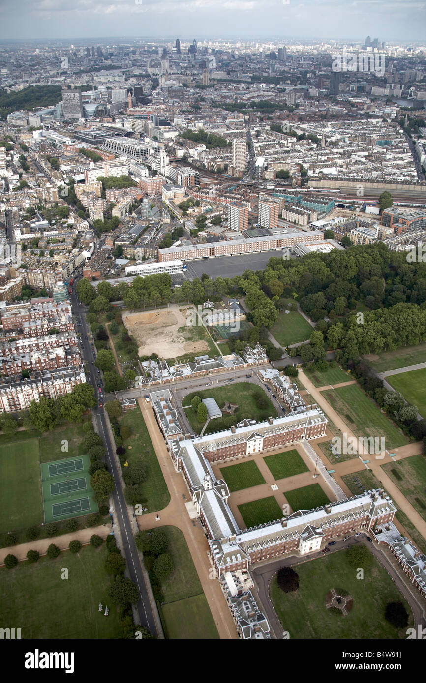 Aerial view hospital hi-res stock photography and images - Alamy