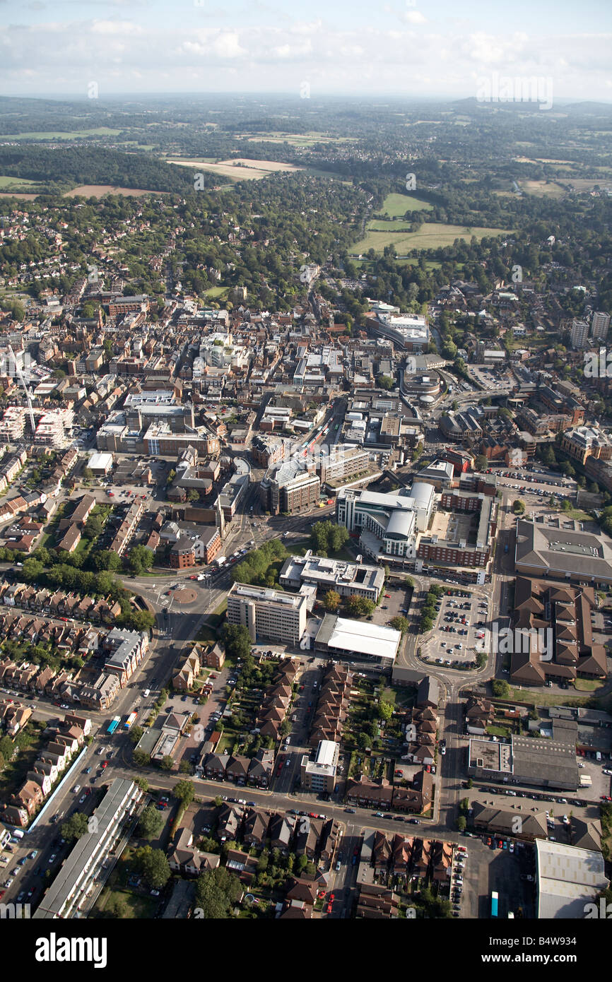 Aerial view guildford hi-res stock photography and images - Alamy