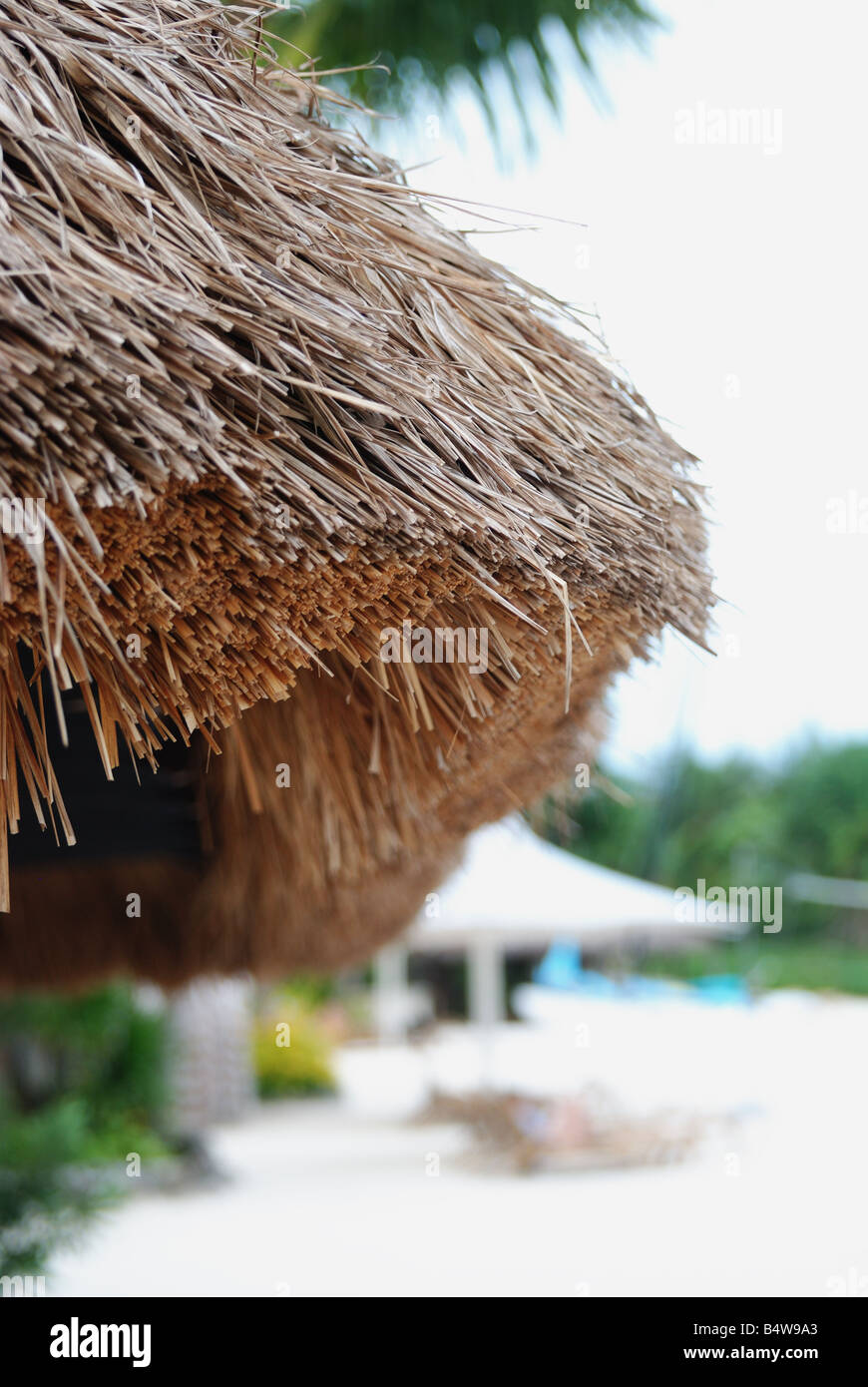 That roof corner - beach feel Stock Photo - Alamy