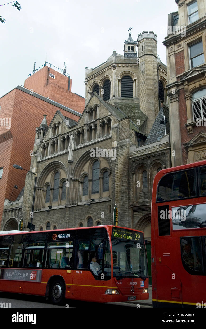 Walkabout pub Shaftesbury Avenue London located in an old church Stock ...