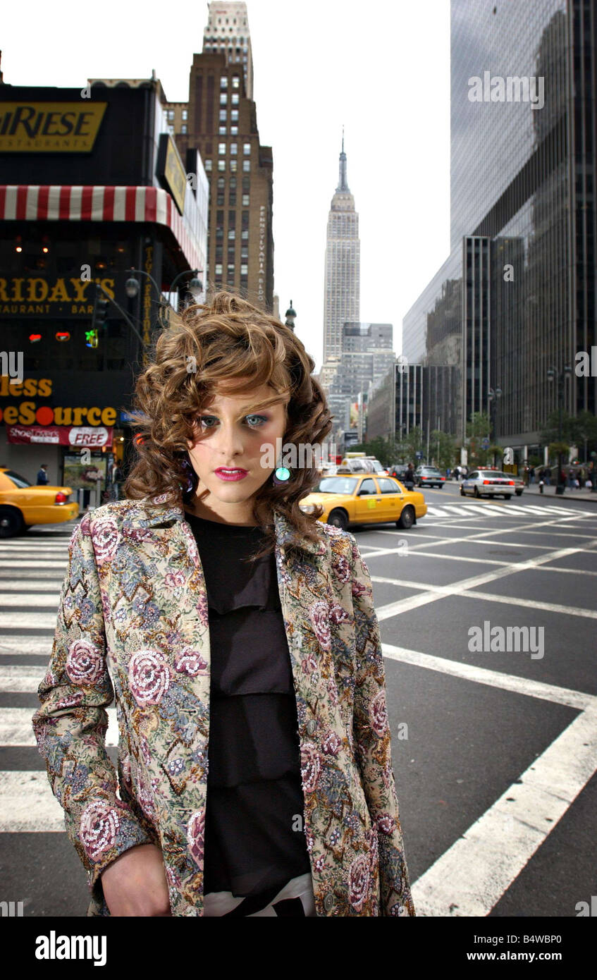 New York fashion shoot October 2003 Face of Vital 2003 winner Nicola ...