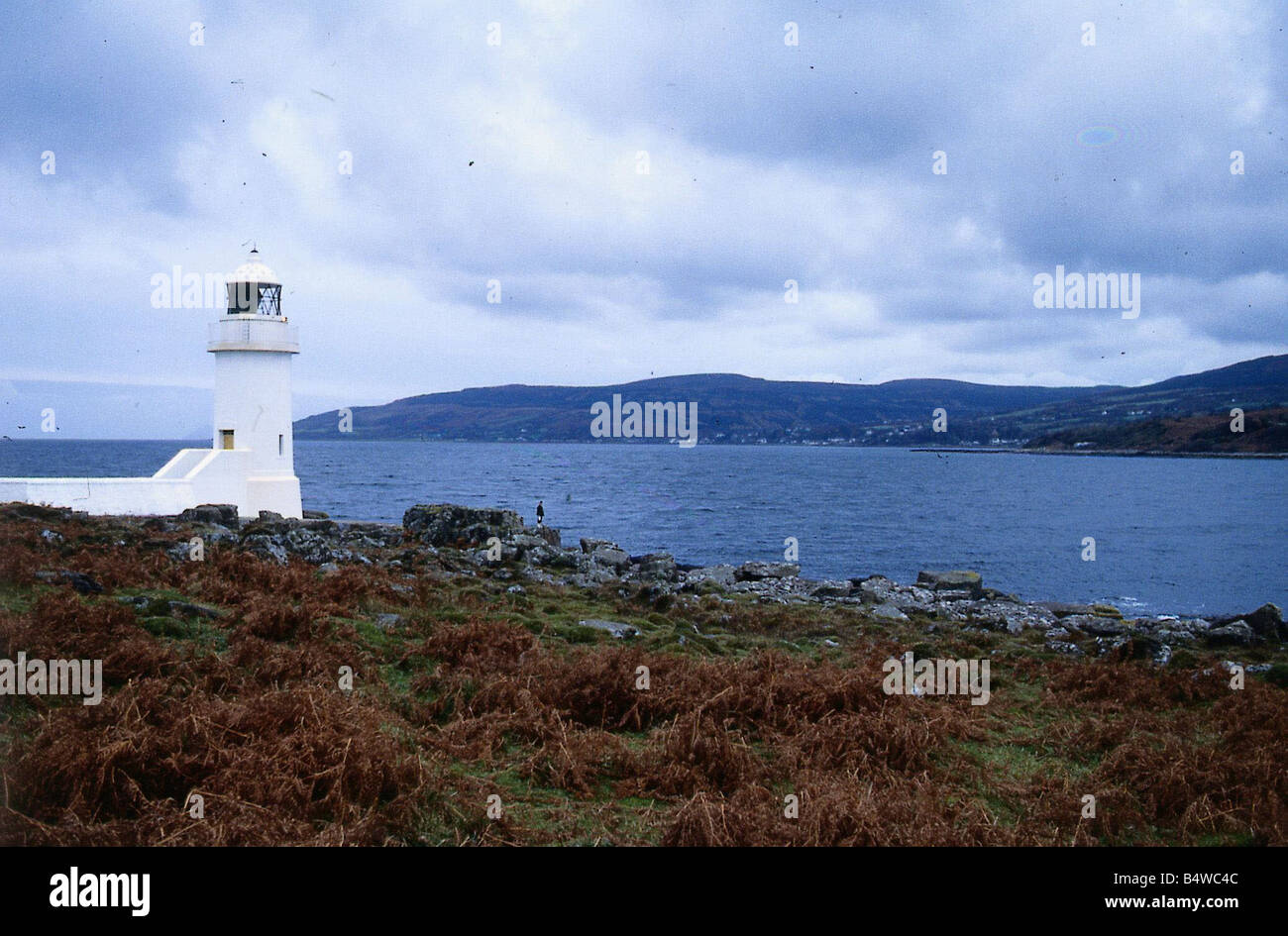 General view of Holy Isle Stock Photo - Alamy