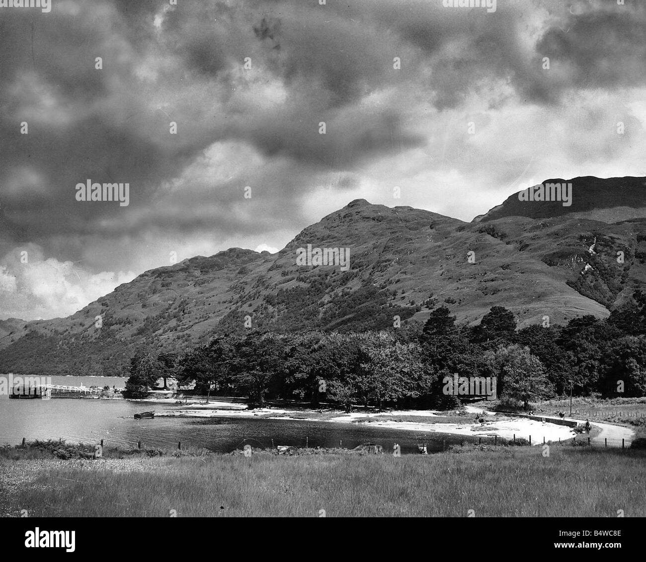 Views A view of Ben Lomond mountain next to Loch Lomond Stock Photo - Alamy