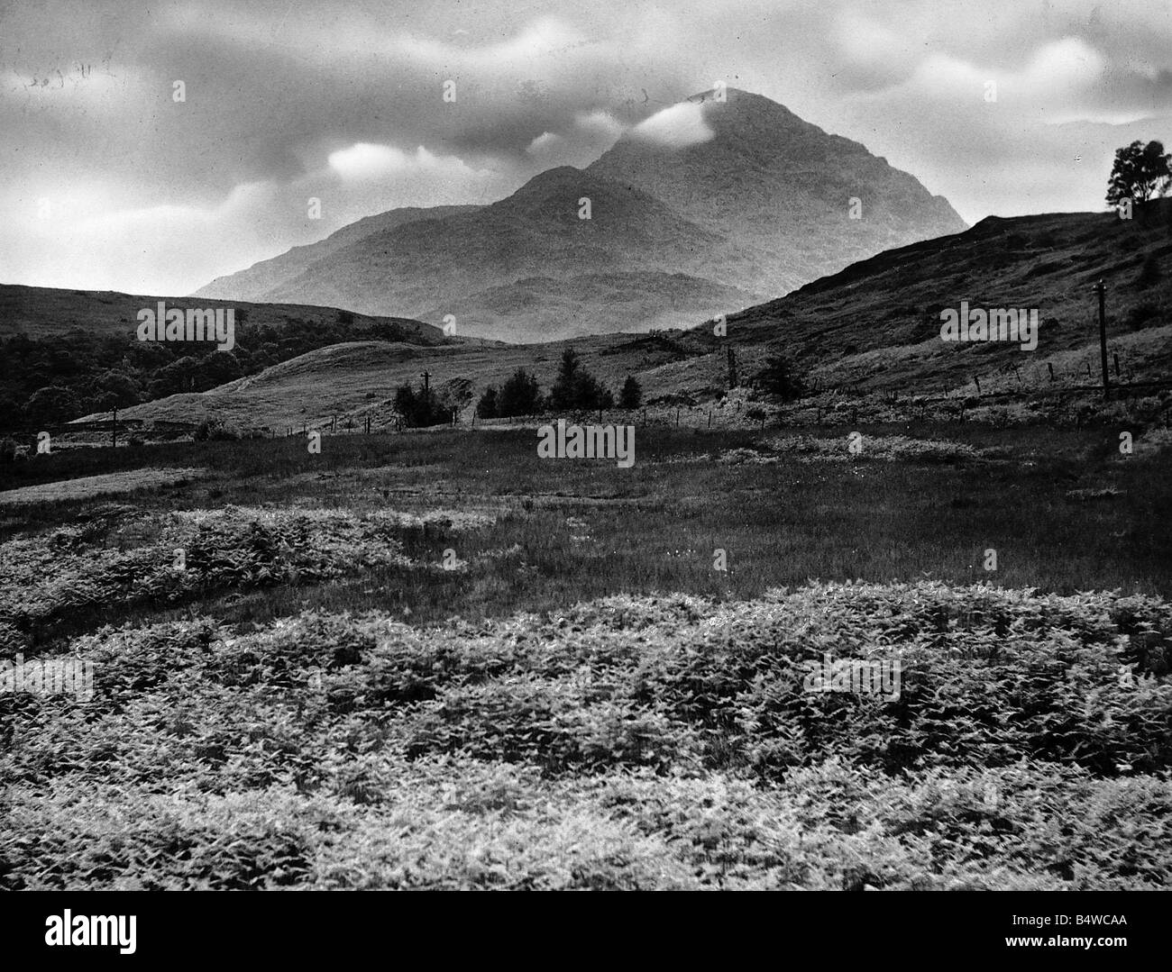 Ben A Chrois mountain next to Loch Sloy Scotland Stock Photo - Alamy