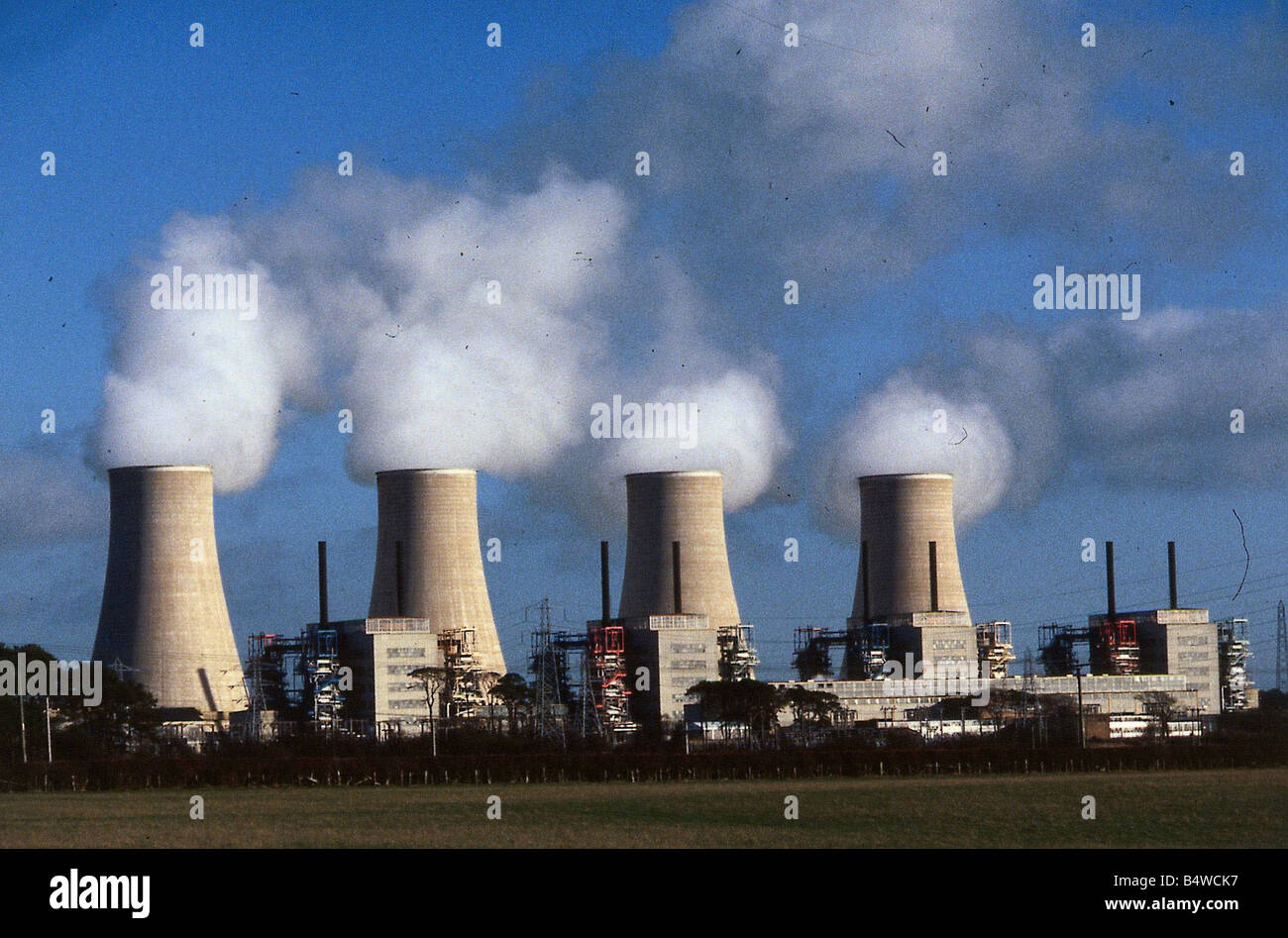Chapelcross Power station 1989 Stock Photo - Alamy
