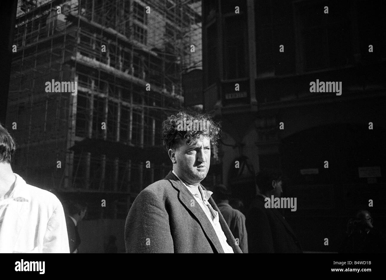 Brendan Behan July 1959 Irish Playwright Writer Author looking unkempt ...